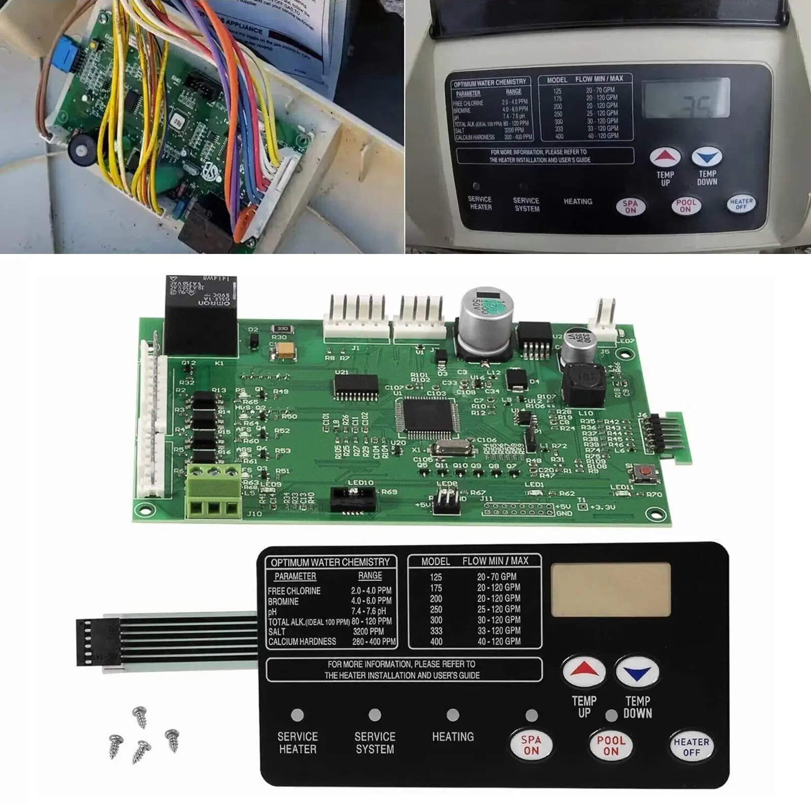 42002-0007S-Pool-Heater-Control-Board-Kit-Professional-Spare-Parts ...