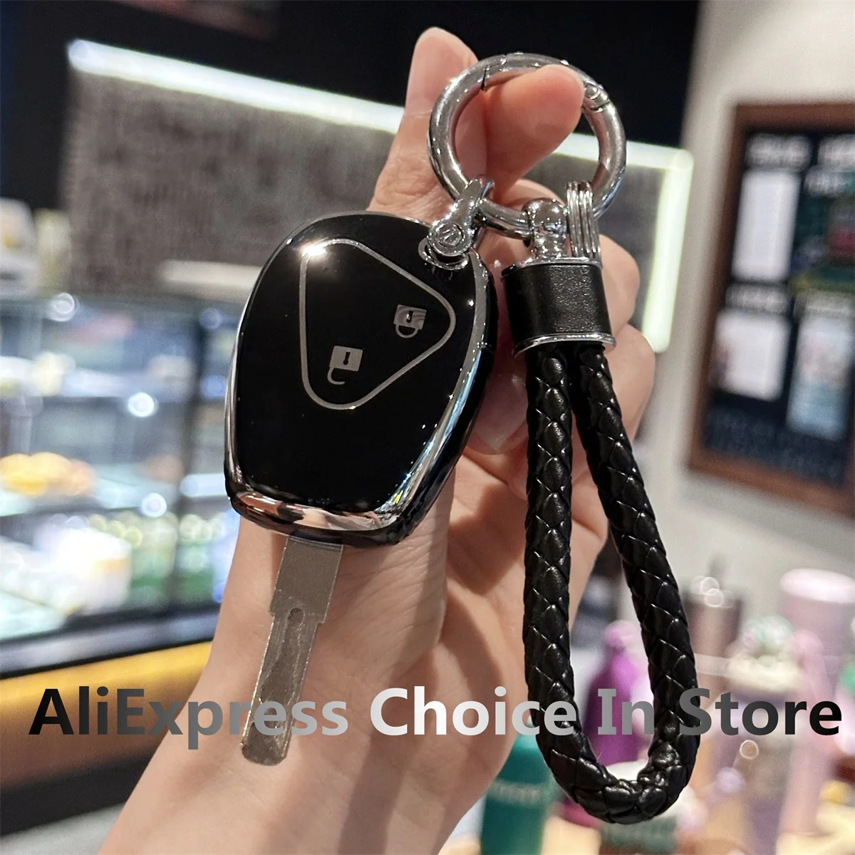 Car-Key-Fob-Cover-with-Keychain-for-Renault-Megane-Modus-Espace-Laguna ...