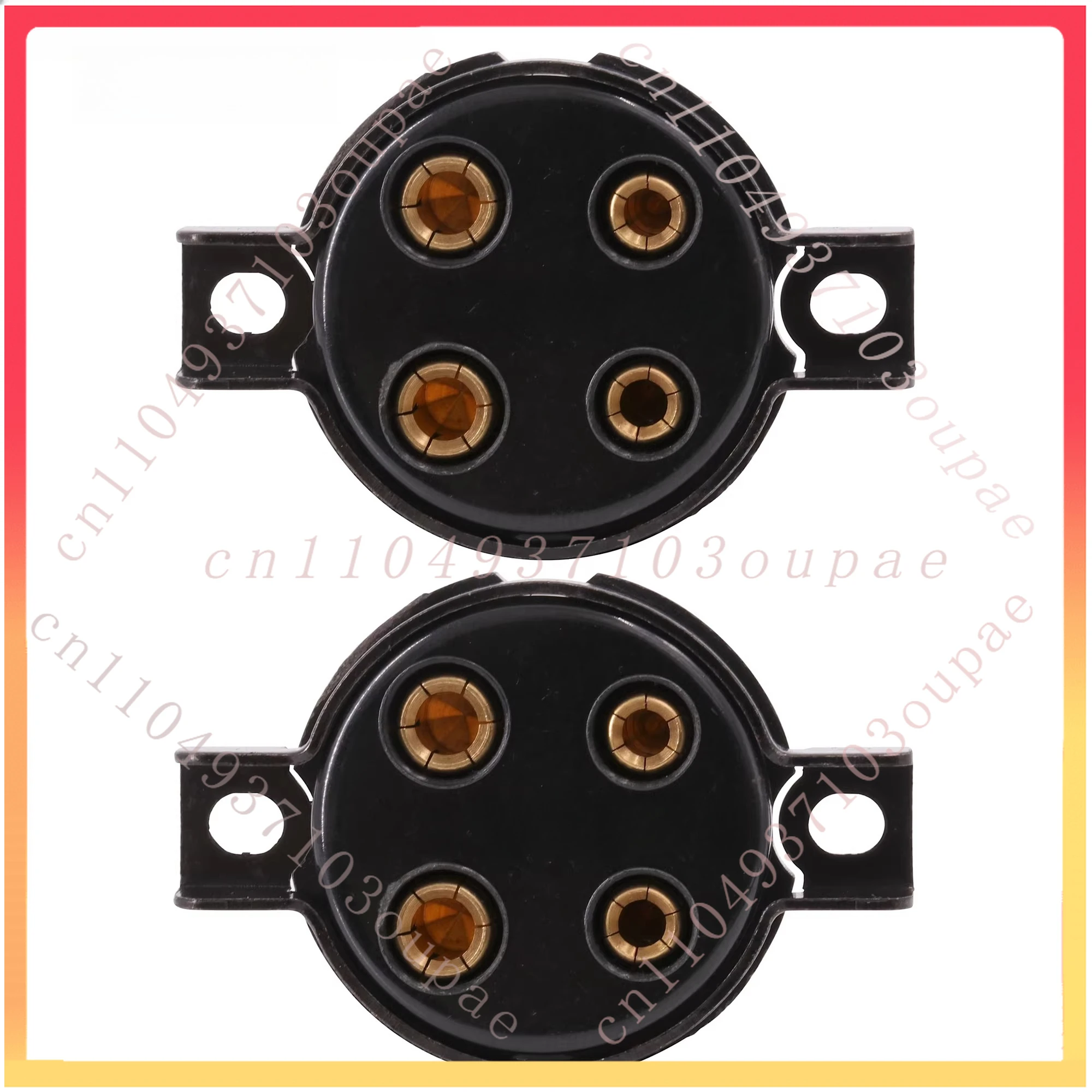 Original for CMC Bakelite 4-pin 9-pin 8-pin Electronic Tube Socket 300B ...