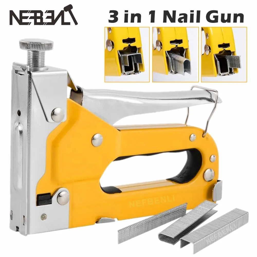 3-in-1-Beat-Nail-Gun-Staple-Gun-Nailer-Furniture-Tool-Wood-Frame ...