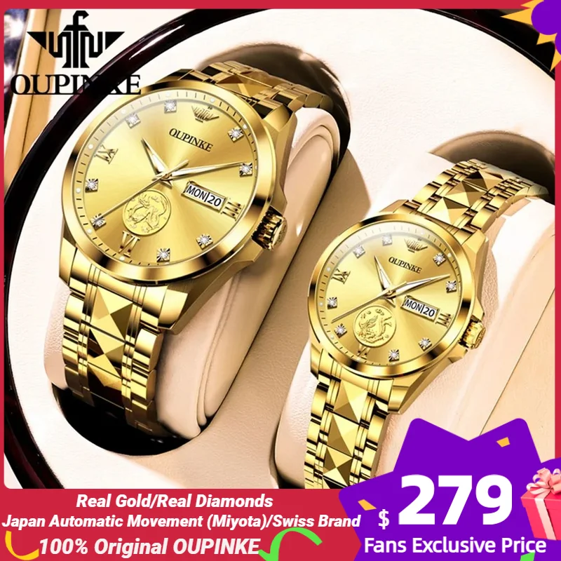 Real-Gold-Real-Diamond-Automatic-Watch-for-Couple-OUPINKE-Top-Brand-His ...