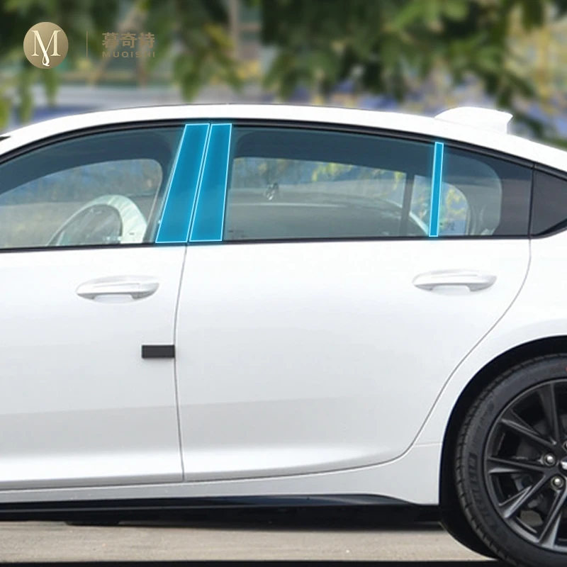 For-Cadillac-CT5-2024-Car-Exterior-Car-window-pillar-Anti-scratch-TPU ...