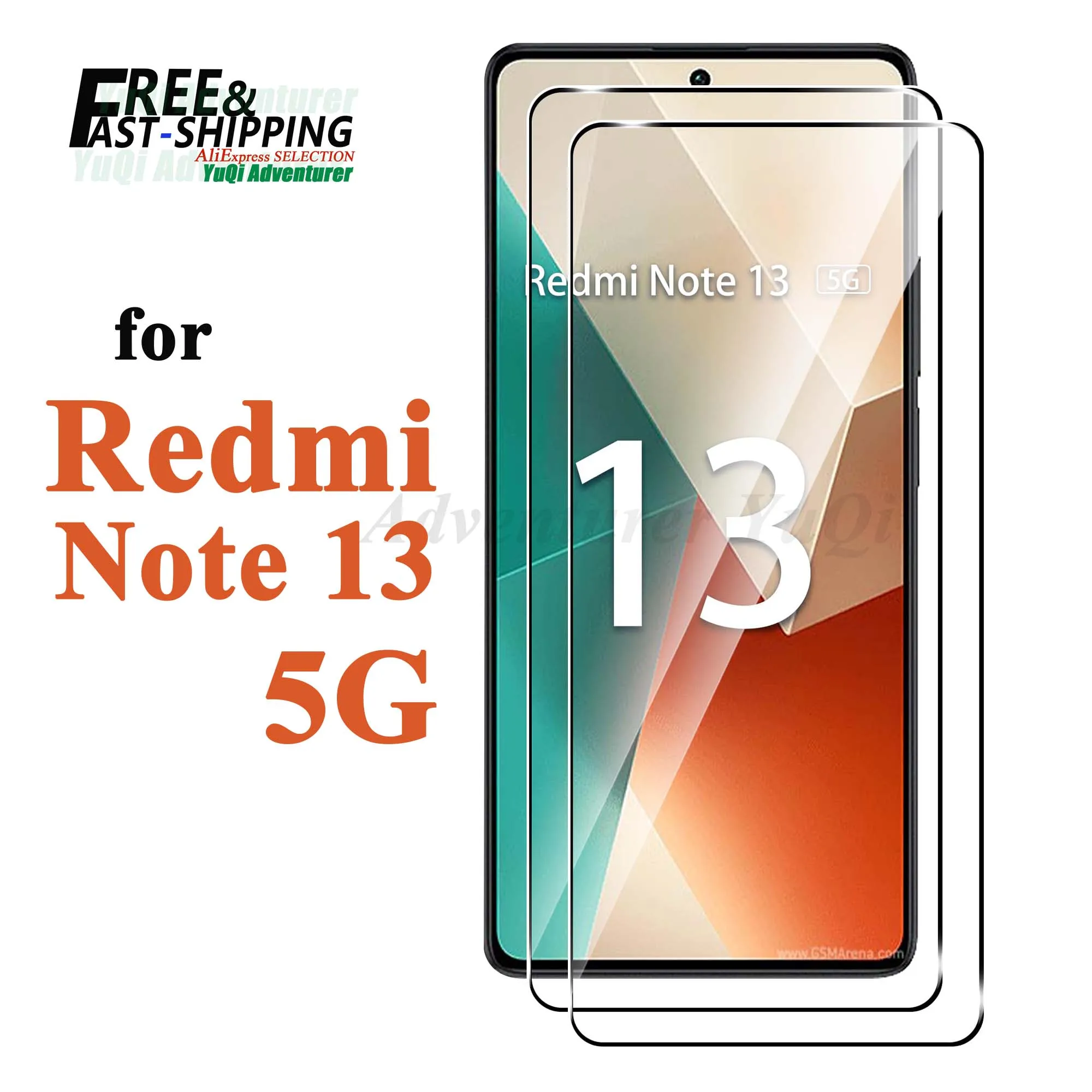 Screen-Protector-For-Redmi-Note-13-5G-Xiaomi-Tempered-Glass-SELECTION ...