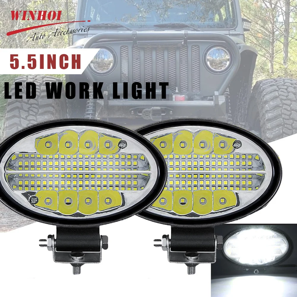 5-5Inch-LED-Light-Bar-4X4-Offroad-LED-Headlights-Super-Bright-Car-Work ...