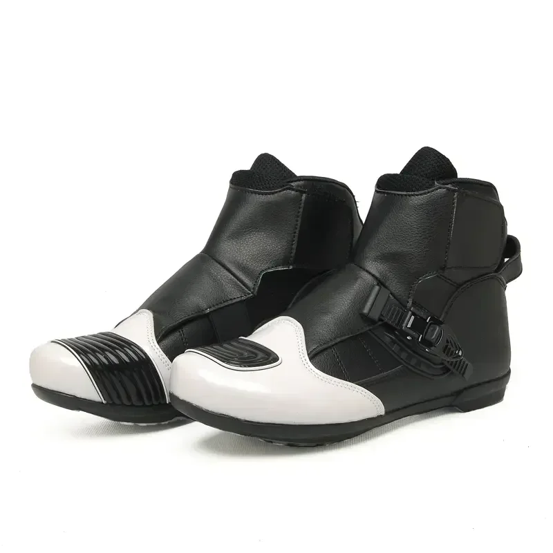 Men-s-Motorcycle-Ankle-Boots-Motocross-Racing-Shoes-Leather ...