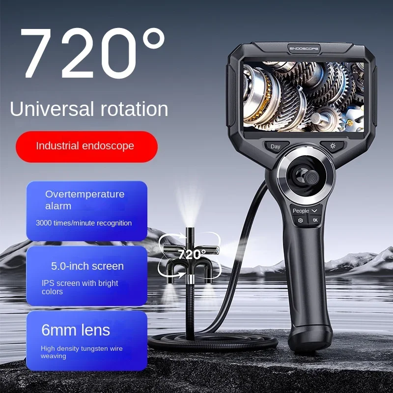 5-inch-720-degree-6mm-1m-4way-HD-universal-steering-endoscope-handheld ...