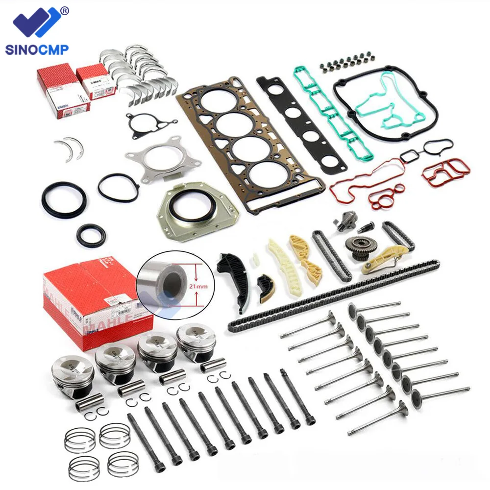 EA888 Engine Rebuild Kit For Audi A4 Q5 VW Passat Golf Skoda 2.0T CDNC CCZA 06H107065DD Valves ...