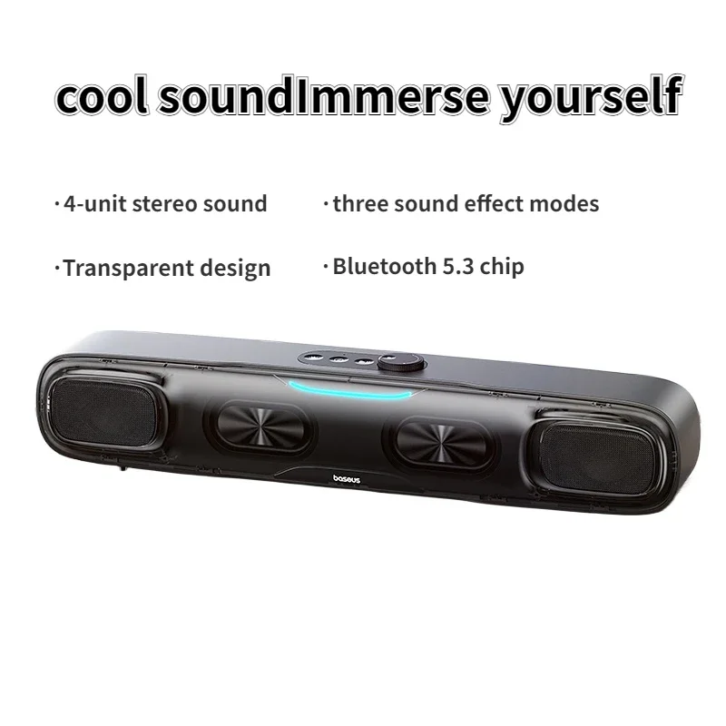 Desktop-Mini-Soundbar-Bluetooth-5-3-Tri-Mode-Audio-3D-Soundscape ...