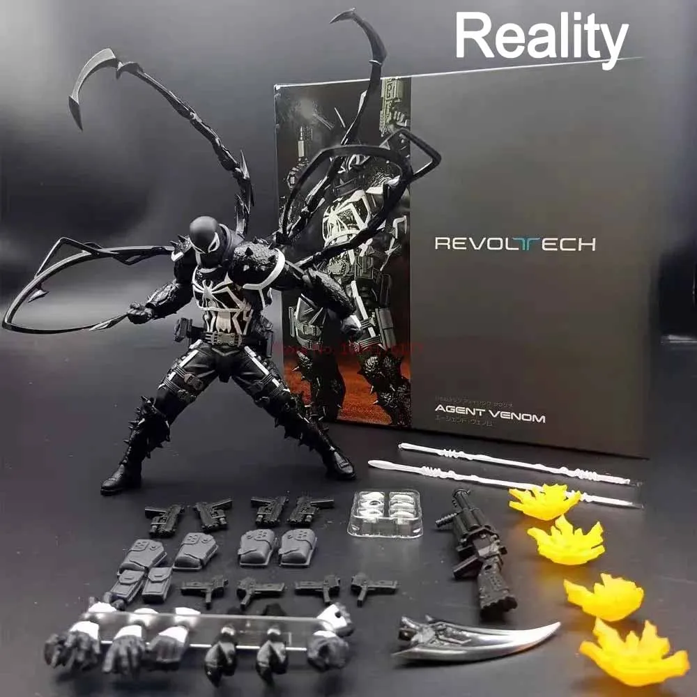 New-Venom-Revoltech-Amazing-Yamaguchi-Figures-Agent-Venom-Anime-Figure ...