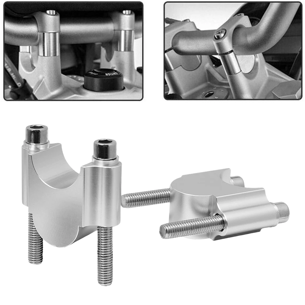 7-8-22mm-Motorcycle-Mounting-Handlebar-Fat-Bar-Risers-30mm-Mount-Riser ...