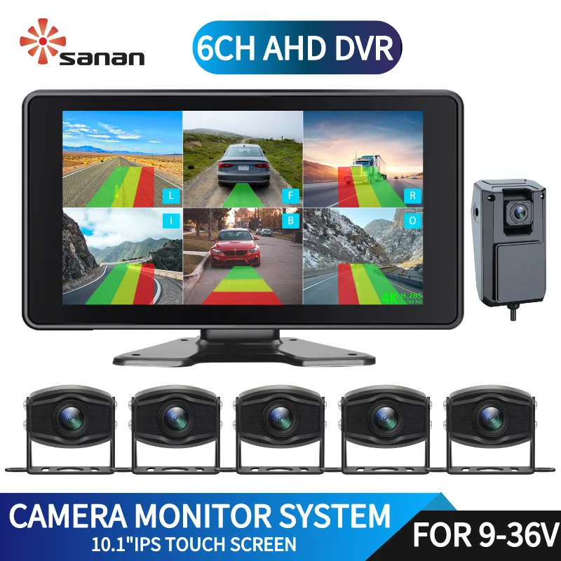 6CH-10-1-AHD-Camera-Monitor-System-BSD-ADAS-Touch-Screen-For-Car-Bus ...
