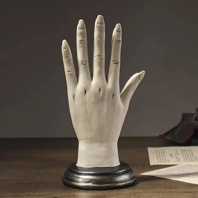 Hand-Of-God-Palmistry-Statue-Devil-Hand-Figurine-Demonic-Hand-Halloween ...