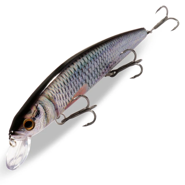 GOBAIT Floating Minnow 14cm 24g Top Water Fishing Lure Weight System ...