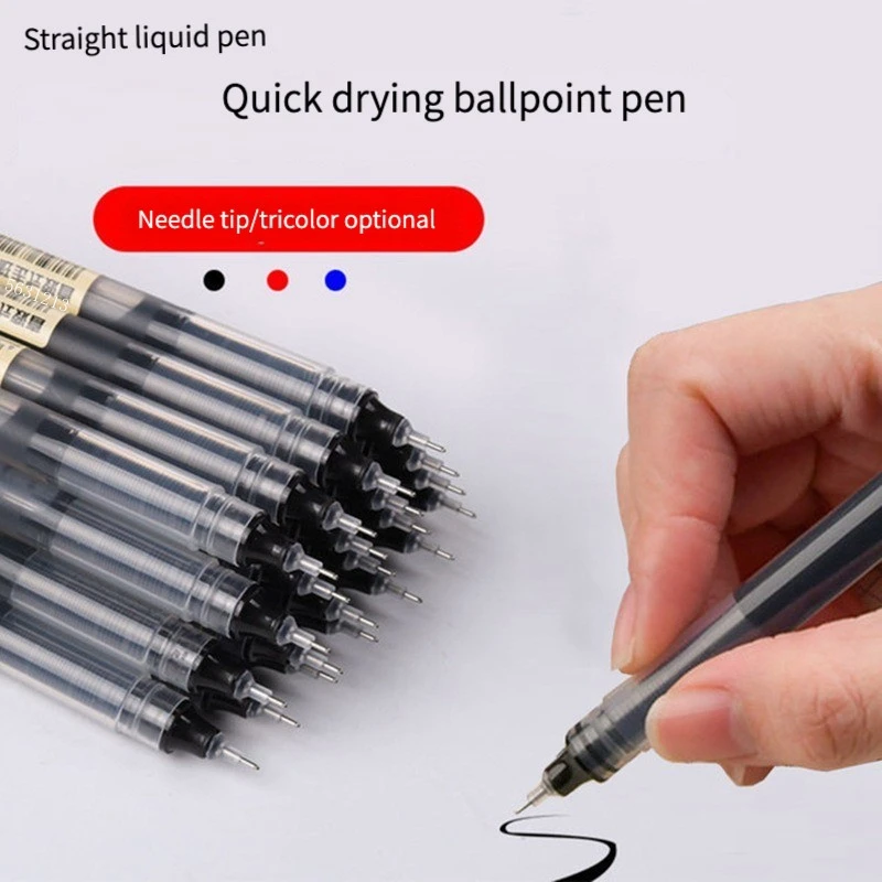 Quick-drying-0-5mm-Roller-Pen-Writing-Large-Capacity-ink-Straight ...