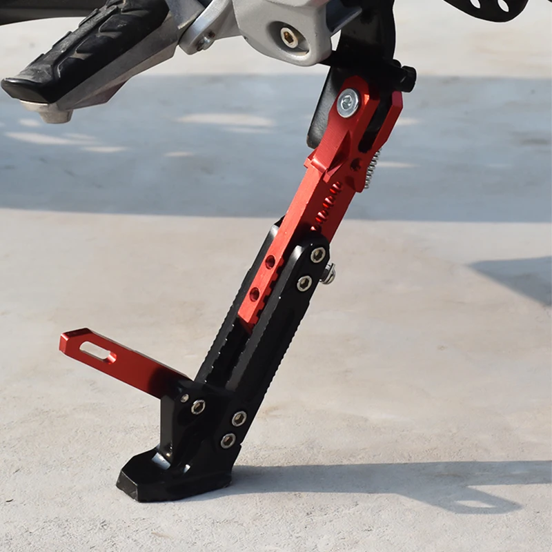 Adjustable-CNC-Metal-Motorcycle-Foot-Bracket-Motorbike-Kick-Side ...