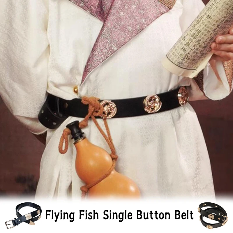 Men Women Traditional Hanfu Belt Chinese Ancient Costume Accessories PU ...