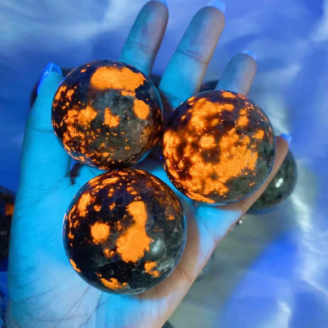 Natural-Yooperlite-Sphere-Powerful-Crystal-Stone-Ball-Healing-Chakra ...