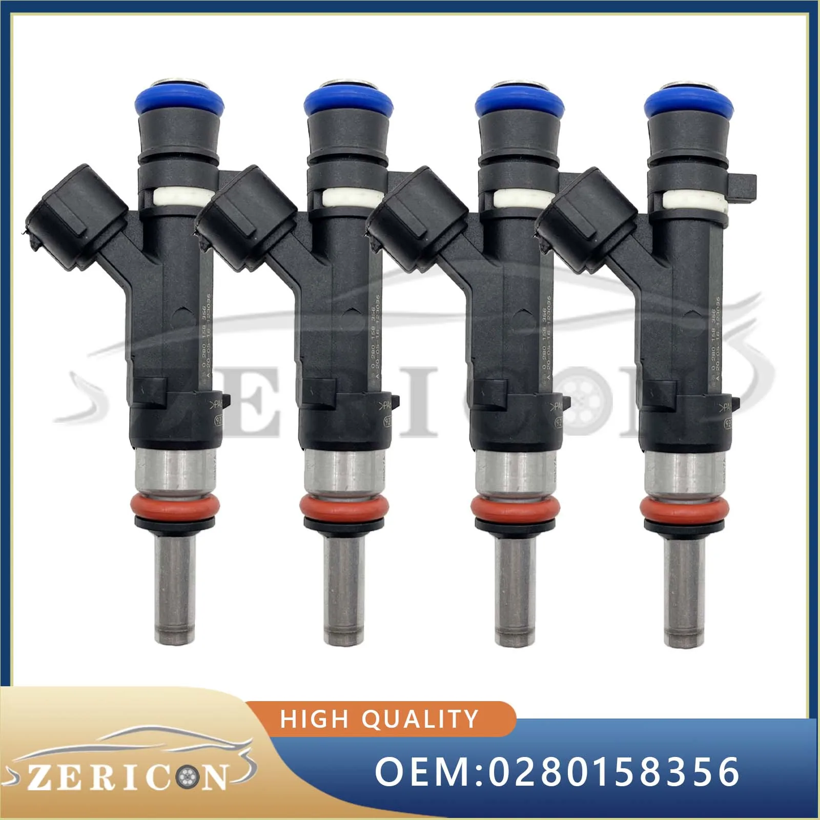 4PCS-0280158356-16600-3BS0A-166003BS0A-Car-Fuel-Injector-Nozzle-For ...