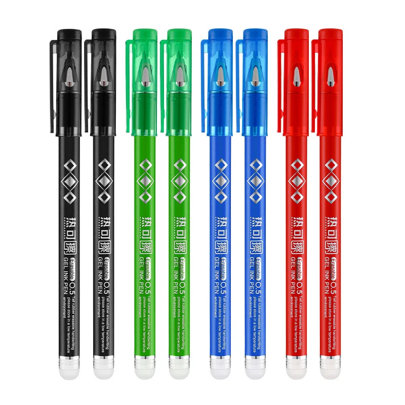 4pcs-Rewritable-Pen-0-7mm-Refill-Blue-Black-Red-Green-Ink-Magic-Pen ...