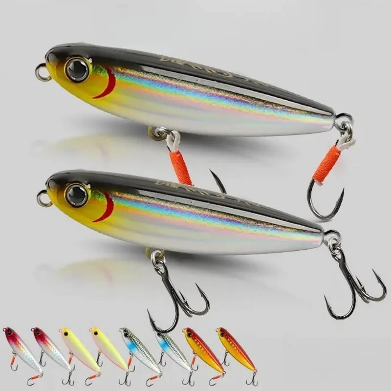 Topwater Pencil Surface Walker Fishing Lure Walk The Dog Artificial ...