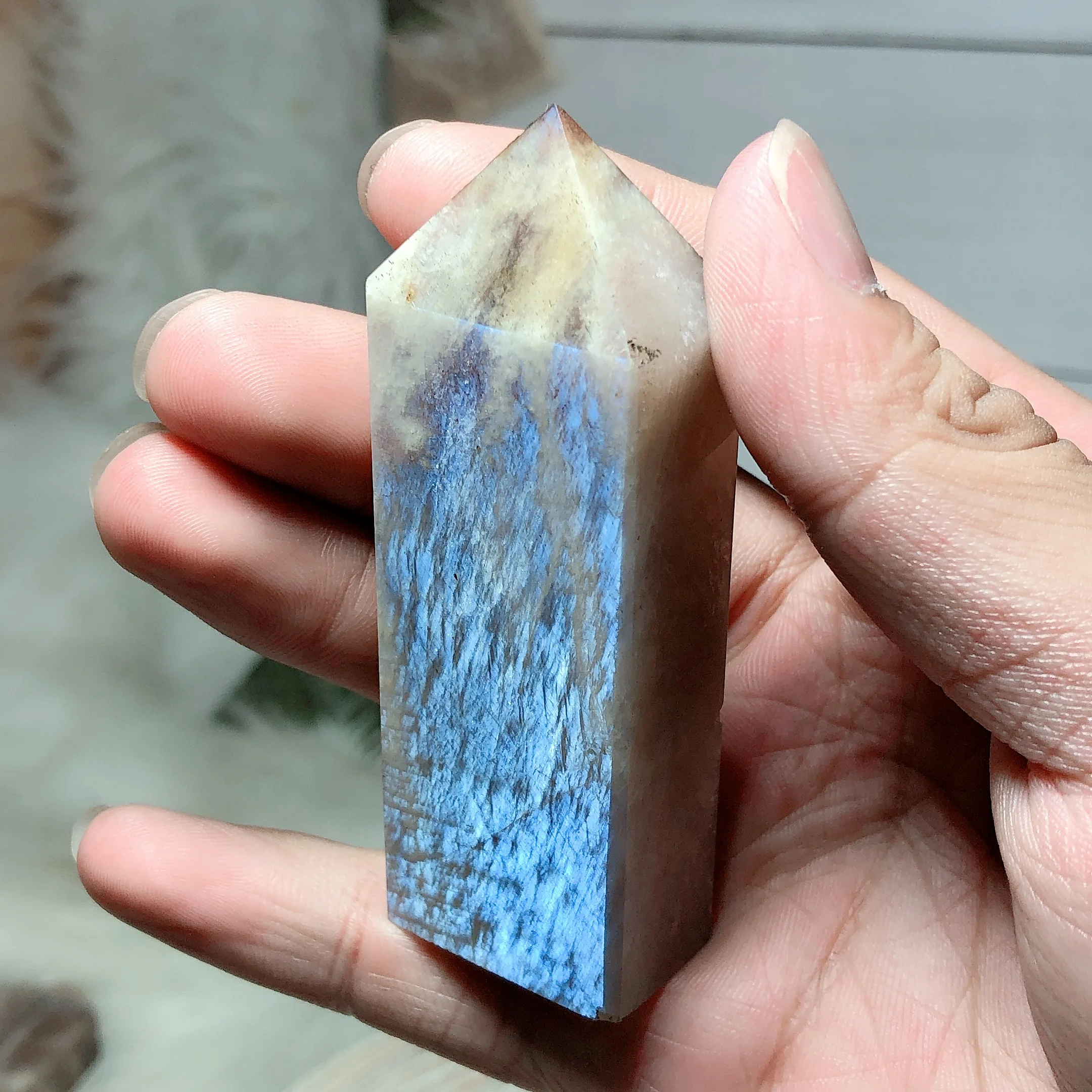High-Quality-Natural-Crystal-Moonstone-Tower-Gemstones-Energy-Reiki ...