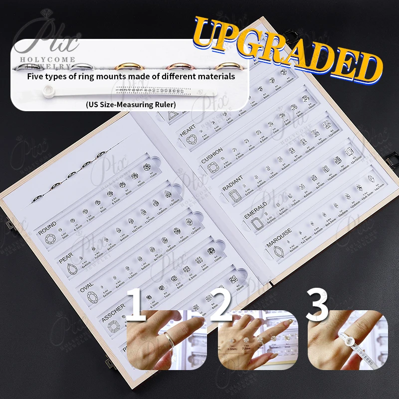 New Cubic Zirconia Diamond Carat Chart Customize Comparison Chart Set ...