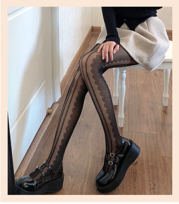 Collant,bas en dentelle pour femmes, doux, blanc, crème, noir- t001[E82277] Blanc - Cdiscount ...