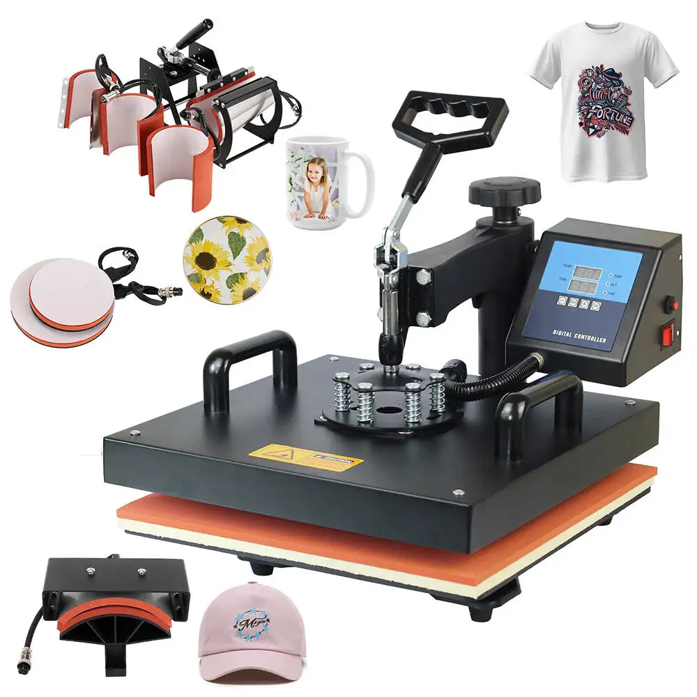 Cheap-38-38CM-8-in-1-Combo-Heat-press-Machine-Sublimation-Printer-2D ...