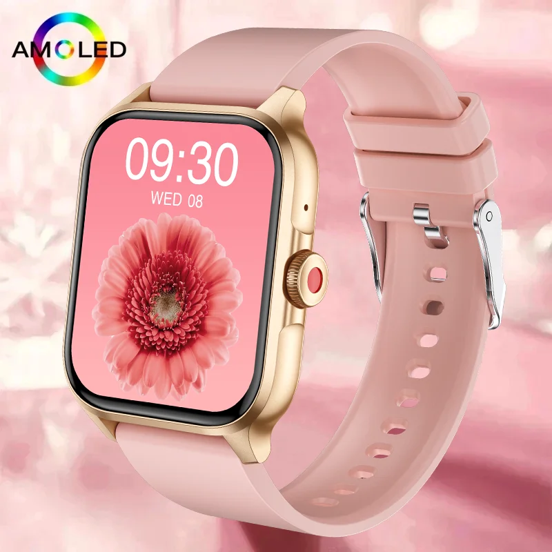 Reloj-inteligente-para-Mujer-pulsera-con-pantalla-t-ctil-completa ...