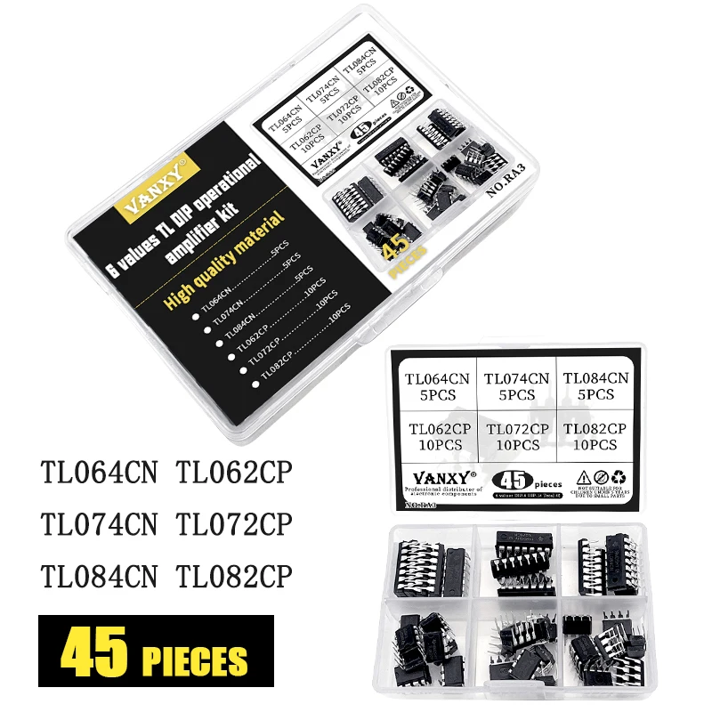 Kit-IC-d-amplificateur-op-rationnel-DIP-6-valeurs-TL064CN-TL074CN ...