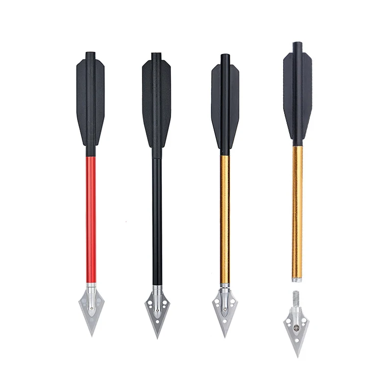 Alum-nio-eixo-Hunting-Arrows-substitu-vel-Arrowhead-adequado-para-50 ...