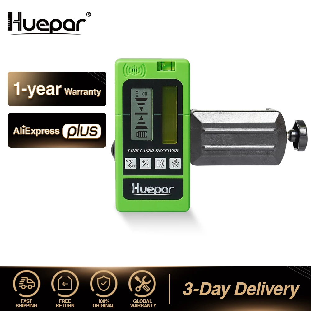 Laser-Level-Receiver-Detector-with-Pulsing-Line-Ourdoor-Indoor ...