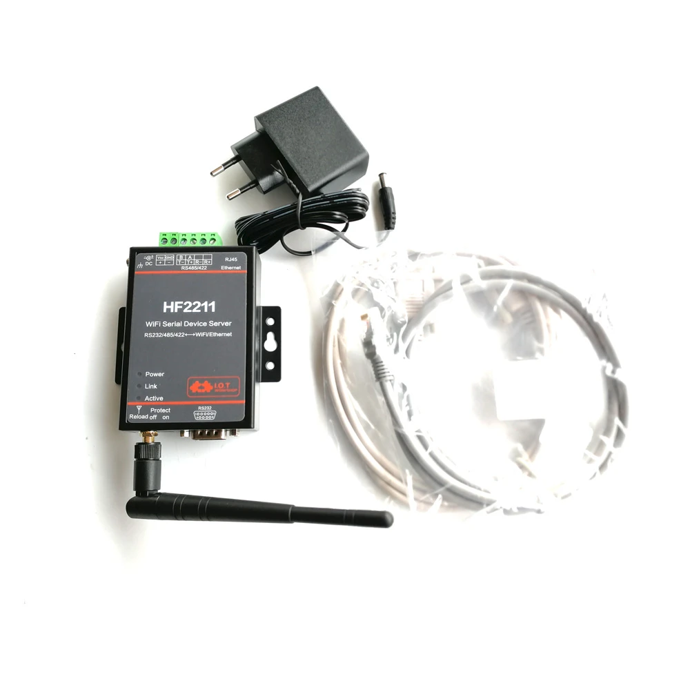 Modbus Serial Rs232/rs485/rs422 To Ethernet/wi-fi Conversion Module ...