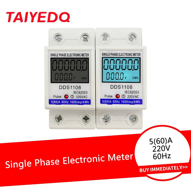 Single-Phase-LCD-Digital-Electric-Energy-Meter-DDS1108-With-Or-Without ...