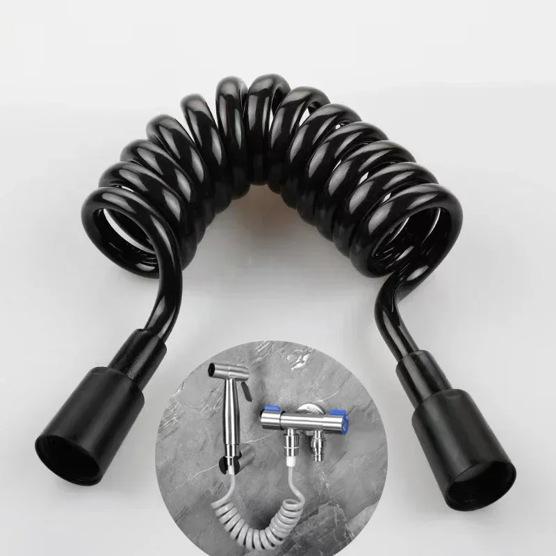 Retractable-Flexible-Shower-Hose-Spring-Shower-Telephone-Line-Bidet ...