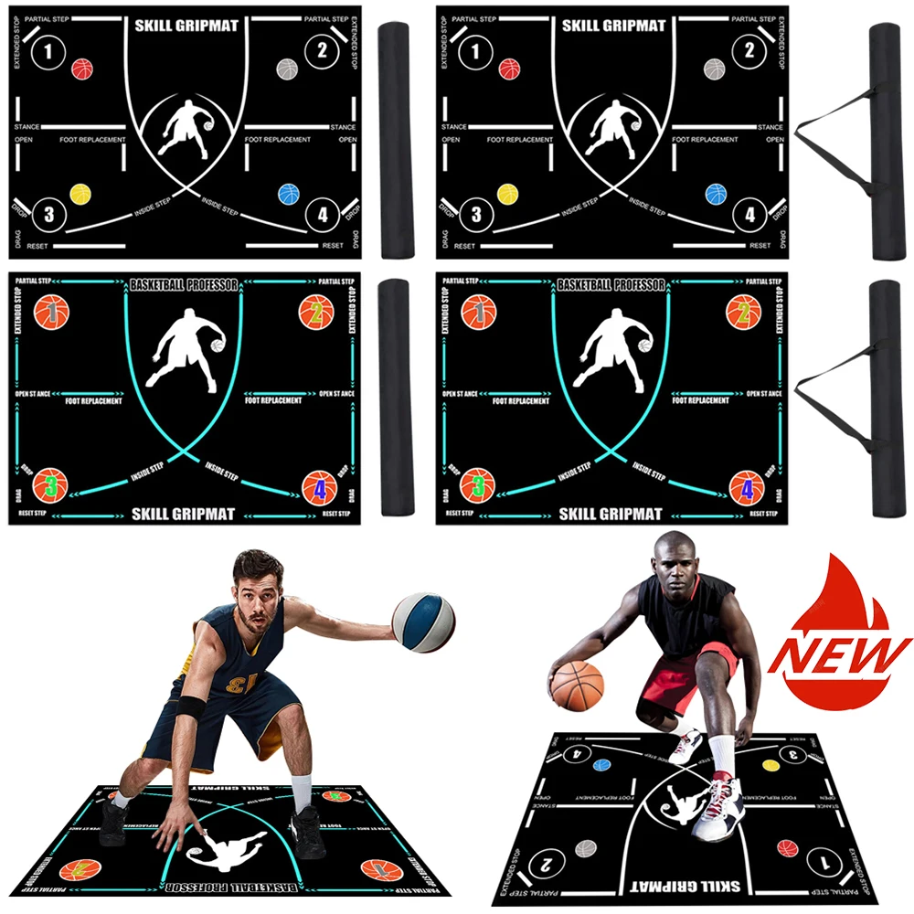 Basketball Training Mat Foldable Kids Adults Dribble Training Mat ...