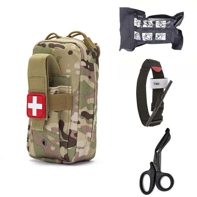 Tactical Molle Medical EDC Pouch EMT Emergency Bandage Tourniquet ...