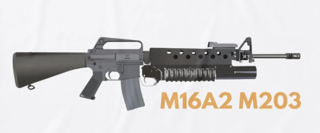 M16a2 M203