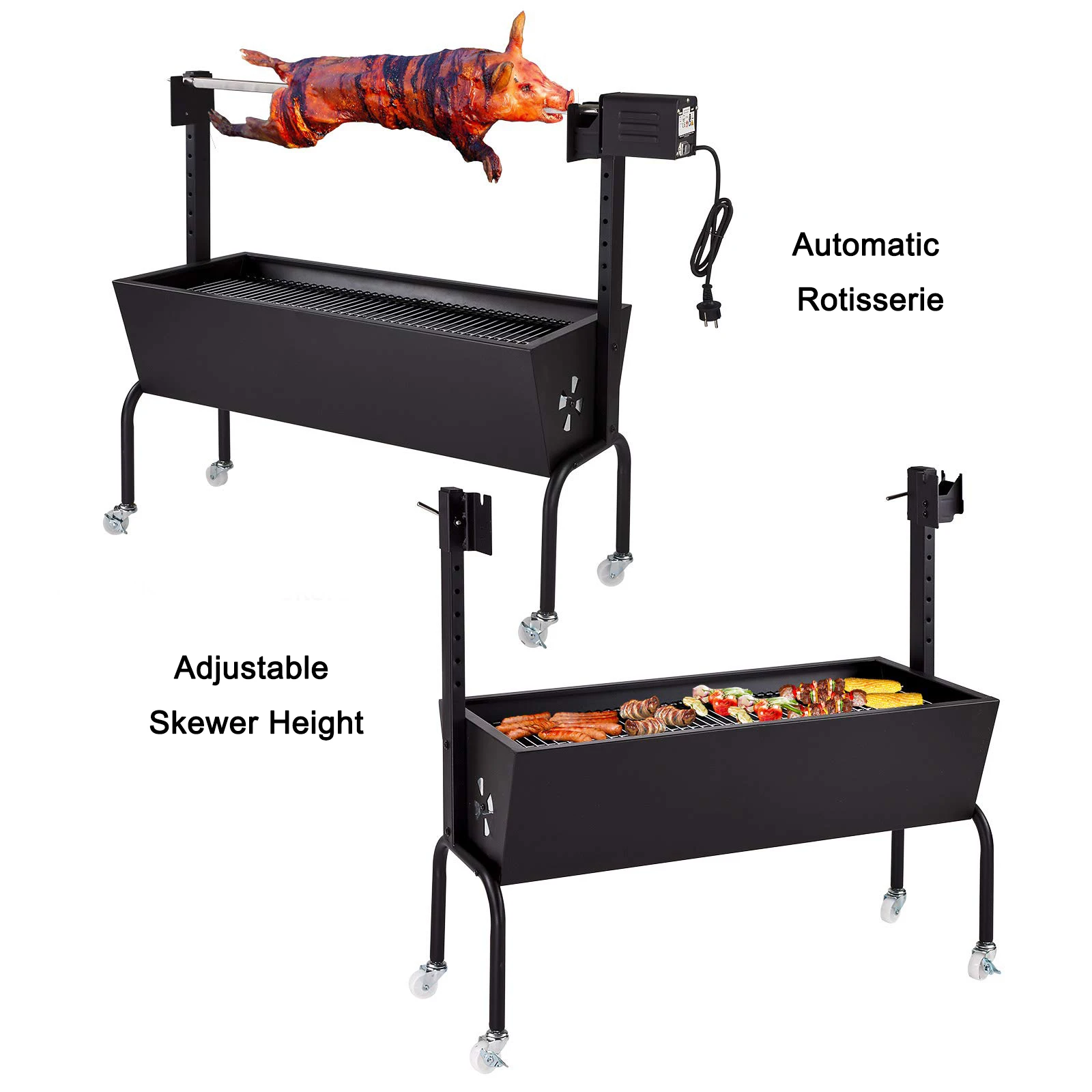 Automatic-Big-Outdoor-Rotisserie-Grill-Pig-Lamb-Spit-Roaster-Electric ...