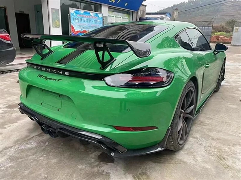 Porsche 718 981 987 Boxster Cayman Rear Trunk Wing Spoiler Kit Refits ...