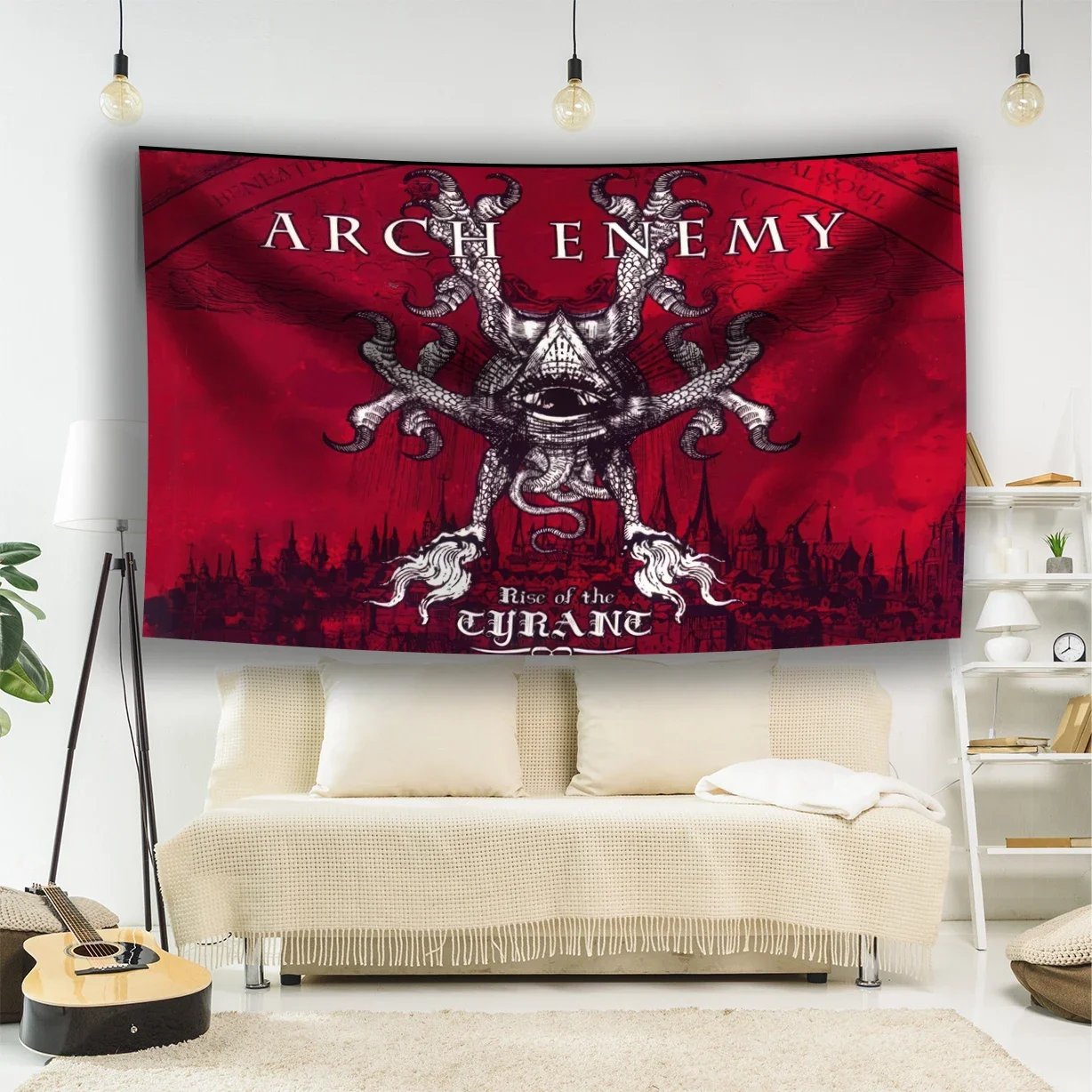 Nemesiss-Band-Tapestry-Banner-Death-Metal-Style-Printed-Poster-Room ...