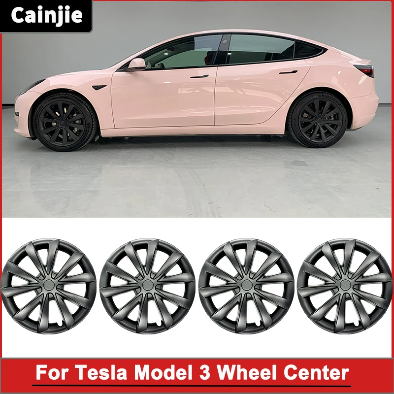 Wheel Cover 18 Inch New For Tesla Model 3 Hubcap Accessories 2023 2022 ...