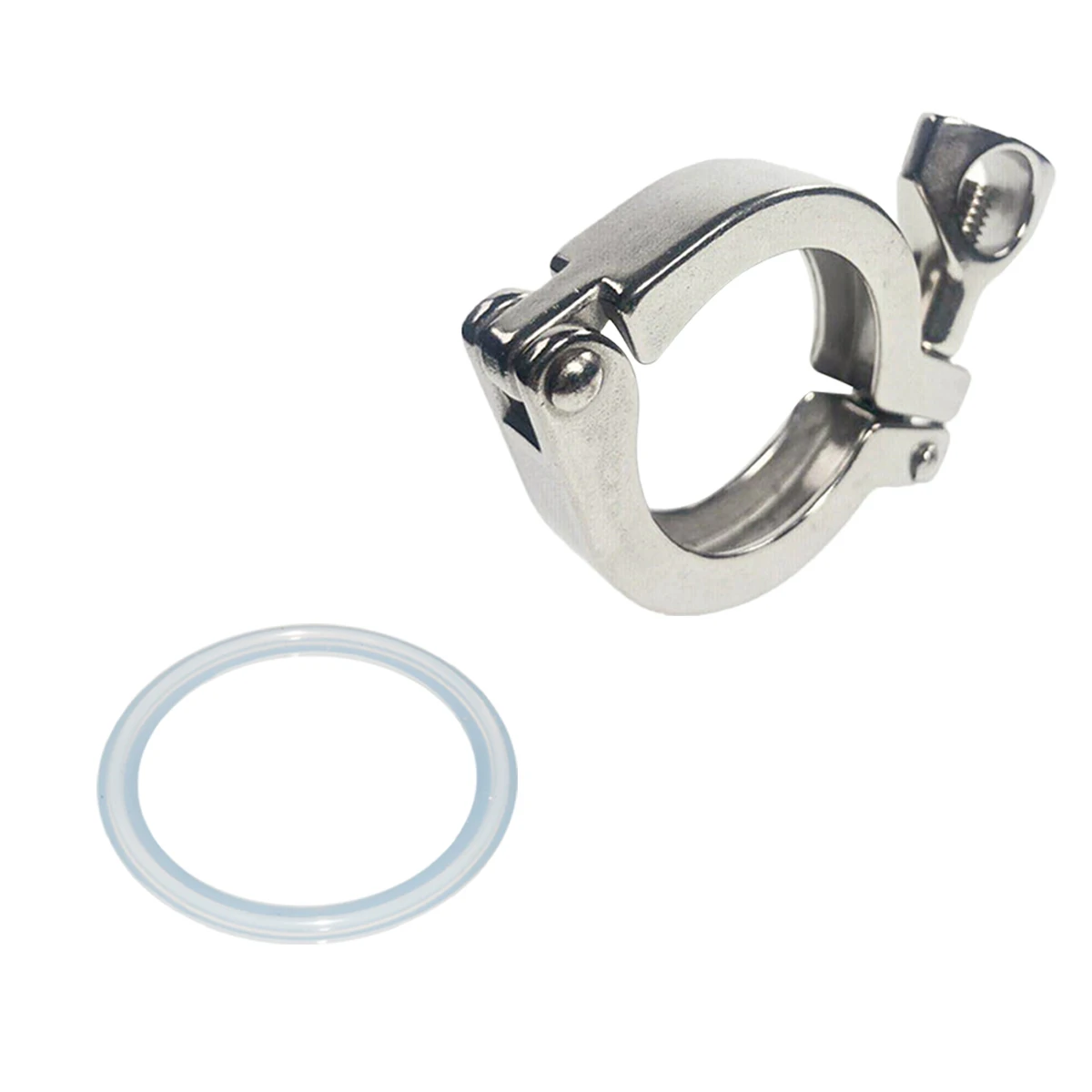 YQBS 1.5" 2" 3" Sanitary Stainless Steel Tri Ferrule Clamps Clover SS ...