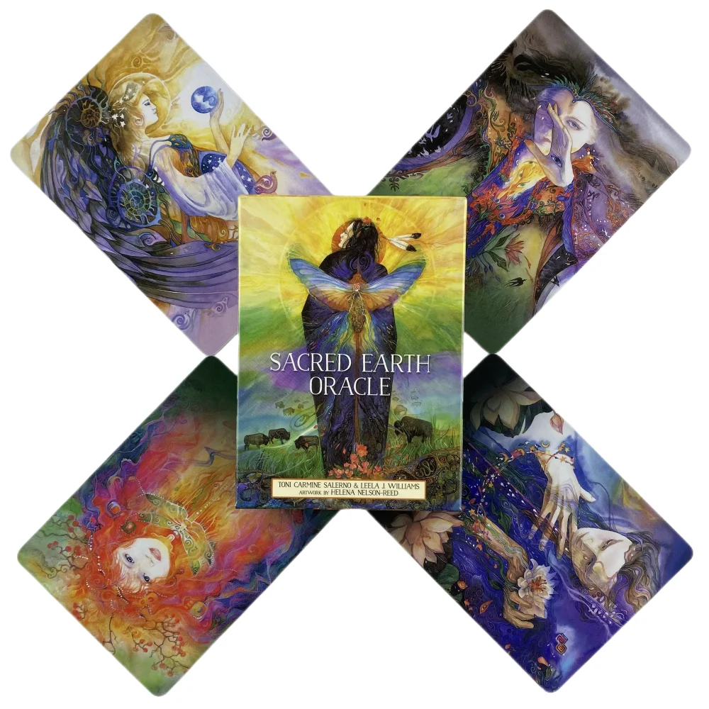 Sacred-Earth-Oracle-Cards-A-45-Tarot-English-Visions-Divination-Edition ...