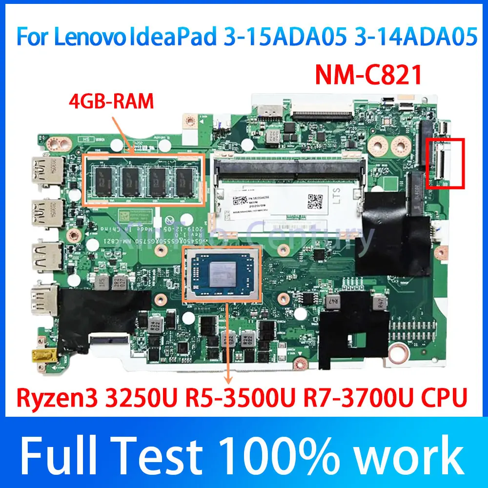 NM-C821-For-Lenovo-IdeaPad-3-15ADA05-3-15ARE05-3-14ARE05-Laptop ...