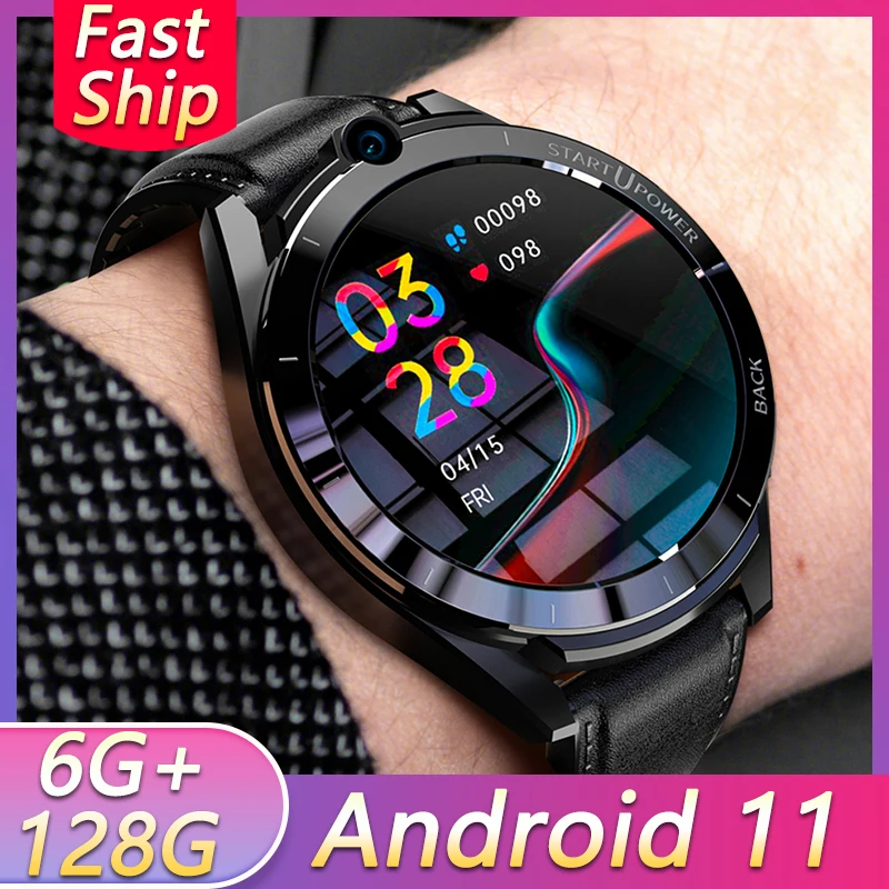 NEW Z40 6G 128G Smart Watch Android 11 4G Net Dual System GPS WiFi ...