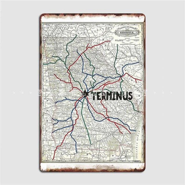 Walking Dead Terminus Sign