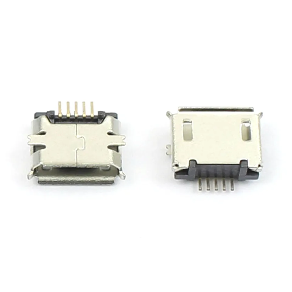 USB Micro B Cable 10-Pack Micro USB Type B 5-Pin Female Socket ...