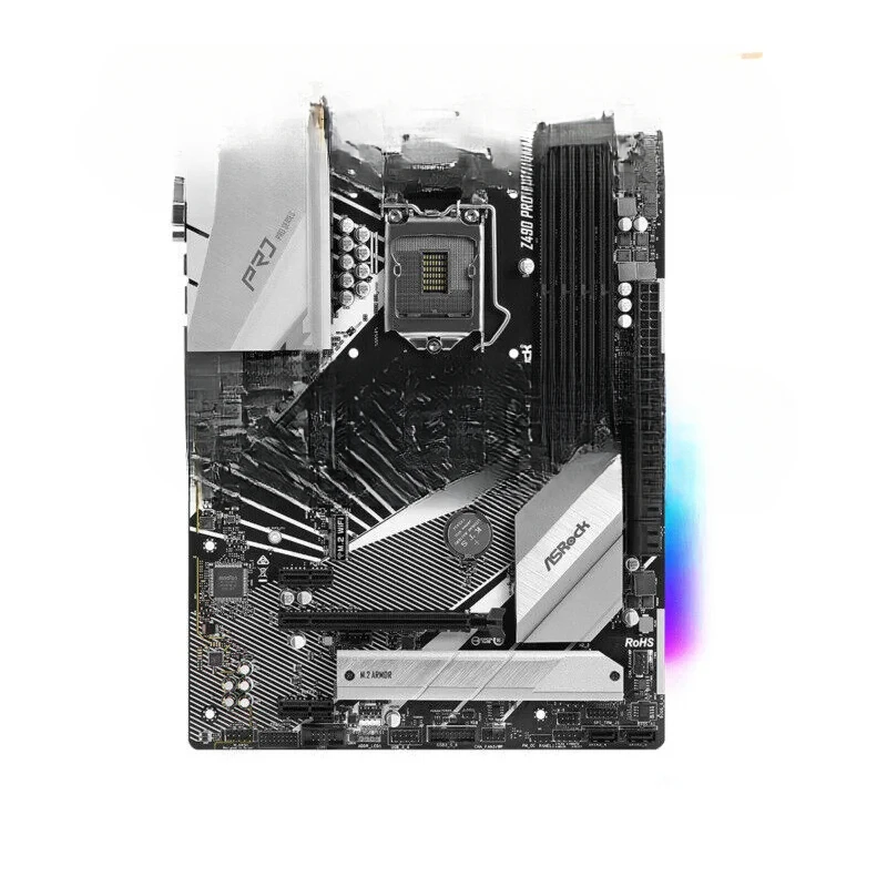 WYORESY FOR ASRock Z490 PRO4 Motherboard Intel Z490 DDR4 LGA 1200 M.2 ...