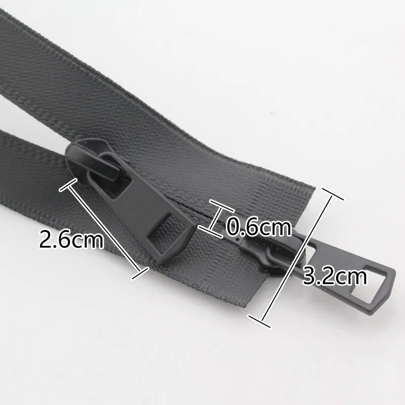5-Nylon-Waterproof-Zipper-Invisible-Open-end-Zipper-Replacement-Double ...